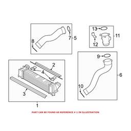 BMW Intercooler 17517600532 Genuine BMW 17517600532