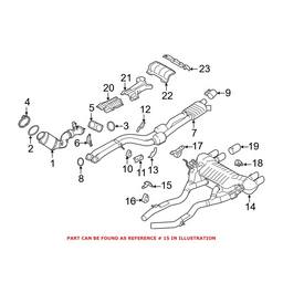 BMW Exhaust Bracket – Rear Driver Side 18207851181 Genuine BMW 18207851181