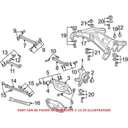 Mercedes Control Arm Bushing – Rear Inner 2013528865 Genuine Mercedes ...