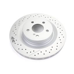 Mercedes Disc Brake Rotor – Rear (330mm) (Cross-Drilled and Slotted ...