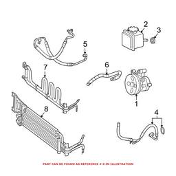 Mercedes Power Steering Cooler – Front 2045000901 Genuine Mercedes-Benz ...
