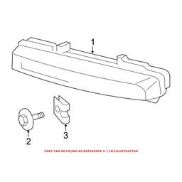 Daytime Running Light Assembly – Passenger Side Genuine Mercedes-Benz ...