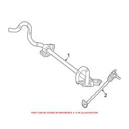 Mercedes Sway Bar End Link – Front Driver Side 2053230917 Genuine ...