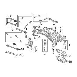 Mercedes Suspension Control Arm – Rear 2103503706 Genuine Mercedes-Benz ...
