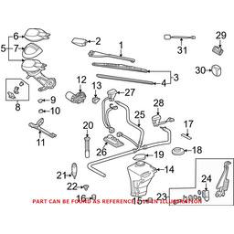 Mercedes Windshield Wiper Motor 2108201742 Genuine Mercedes-Benz 2108201742
