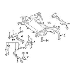 Mercedes Suspension Control Arm – Front Driver Left Lower 2123303900 ...