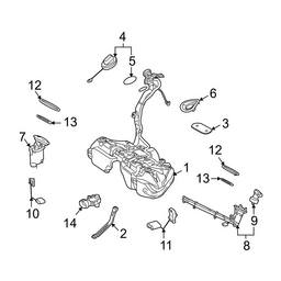 Mercedes Electric Fuel Pump – Driver Left 2124703294 Genuine Mercedes ...