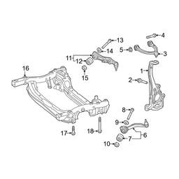 Mercedes Suspension Control Arm – Front Driver Left 2133302100 Genuine ...