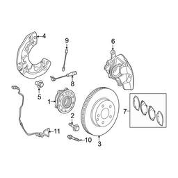 Mercedes ABS Wheel Speed Sensor – Front 2139050601 Genuine Mercedes ...