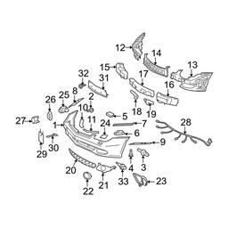 Foglight Grille – Front Driver Side Genuine Mercedes-Benz 2198850523