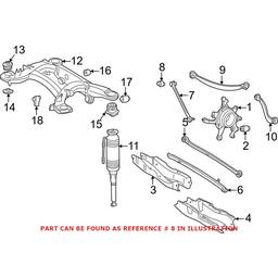 Mercedes Control Arm Bushing – Rear Upper 2203520065 Genuine Mercedes ...