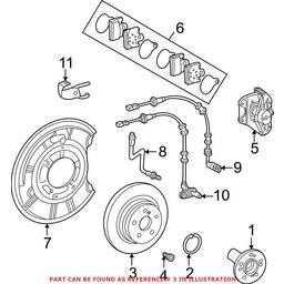 Mercedes Disc Brake Rotor – Rear Genuine Mercedes-Benz 2204231112