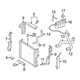 Mercedes Engine Coolant Hose – Upper 2205010082 Genuine Mercedes-Benz ...