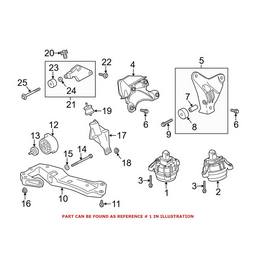 BMW Engine Mount – Genuine BMW Genuine BMW 22116859846