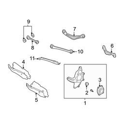 Mercedes Lateral Arm – Rear Driver Left 2213501506 Genuine Mercedes ...