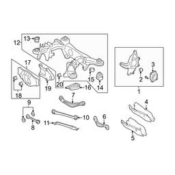 Mercedes Suspension Control Arm – Rear Lower Rearward 2213520102 ...