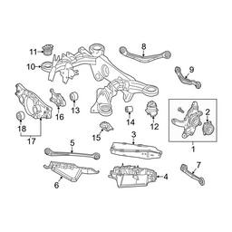 Mercedes Suspension Knuckle – Rear Passenger Right 2223501041 Genuine ...
