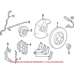 Mercedes Brake Hose – Front 251420054864 Genuine Mercedes-Benz 251420054864