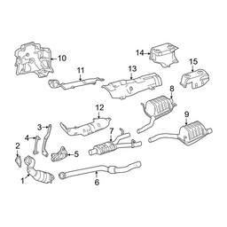 Mercedes Turbocharger Gasket 2711420780 Genuine Mercedes-Benz 2711420780