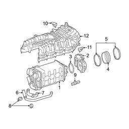 Mercedes Fuel Injection Throttle Body Mounting Gasket 2721412680 ...