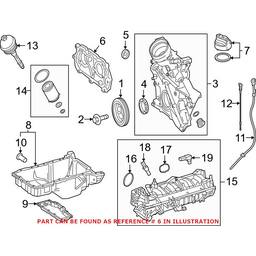 Mercedes Engine Timing Cover 2740150700 – Genuine Mercedes Genuine ...