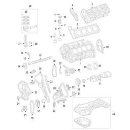 Engine Camshaft – Driver Left Genuine Mercedes-Benz 2780502100