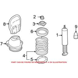 Coil Spring – Rear Genuine Volvo 30748384