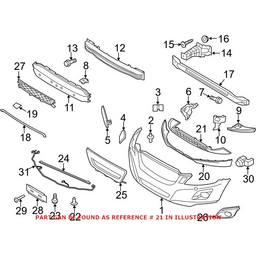 Air Guide – Front Genuine Volvo 31290863
