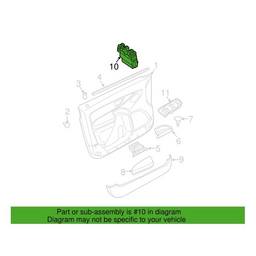 Door Window Switch – Front Driver Side Genuine Volvo 31334464