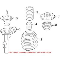 Volvo Strut Assembly – Front Passenger Side 31340319 Genuine Volvo 31340319