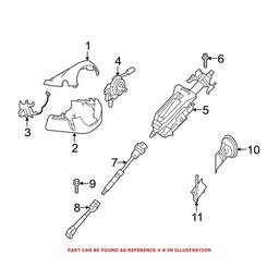 BMW Steering Shaft – Lower 32306774110 Genuine BMW 32306774110