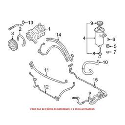 BMW Power Steering Pump Genuine BMW 32416787347