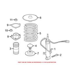 Suspension Strut Bellows – Rear Genuine BMW 33536851873