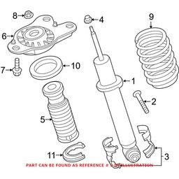BMW Coil Spring – Rear 33536865162 Genuine BMW 33536867116