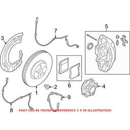 BMW Brake Hose – Front 34106861805 Genuine BMW 34106861805