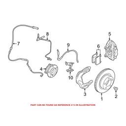 Disc Brake Caliper – Front Passenger Right Genuine BMW 34117850464