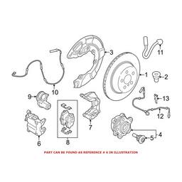Disc Brake Caliper – Rear Driver Left Genuine BMW 34216881295