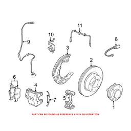 BMW ABS Wheel Speed Sensor – Front 34356784618 Genuine BMW 34356784618