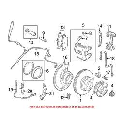 Disc Brake Pad Wear Sensor – Front Genuine BMW 34356789503