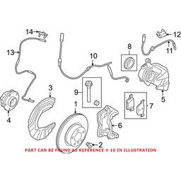 Disc Brake Pad Wear Sensor – Front Genuine BMW 34356870349