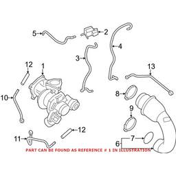 Turbocharger (Rebuilt) Genuine Volvo 36002568