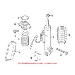 Shock Absorber – Rear Driver Left Genuine BMW 37126796943