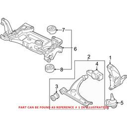 Steering Knuckle – Front Driver Side Genuine VW/Audi 3C0407253F