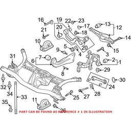 VW Suspension Knuckle – Rear Passenger Side 3C0505434K Genuine VW/Audi ...