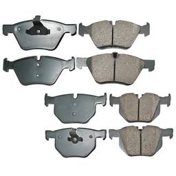 BMW Disc Brake Pad Set Kit EUR1061 - Front and Rear Ceramic Akebono