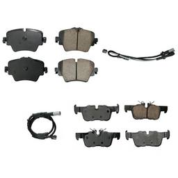 BMW Mini Disc Brake Pad Set Kit – Front and Rear (Ceramic) (EURO ...