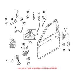 BMW Door Hinge 41003422372 Genuine BMW 41003422372