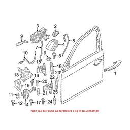 BMW Door Hinge = Front Driver Side Upper 41007228155 Genuine BMW ...