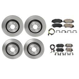 Land Rover Disc Brake Pad and Rotor Kit – Front and Rear (360mm/350mm ...