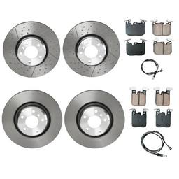 BMW Disc Brake Pad and Rotor Kit – Front and Rear (340mm/345mm ...